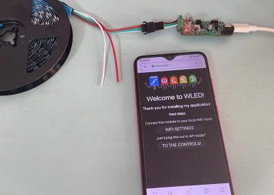 AAA SLWF-03 WLED Sound Reactive ESP32 Sensor Button IR receiver Flasher – under development ...