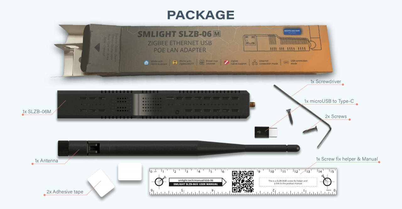SLZB-06M Zigbee Ethernet PoE LAN USB WiFi Adapter EFR32 | Zigbee2MQTT | Home Assistant | SMLIGHT ...