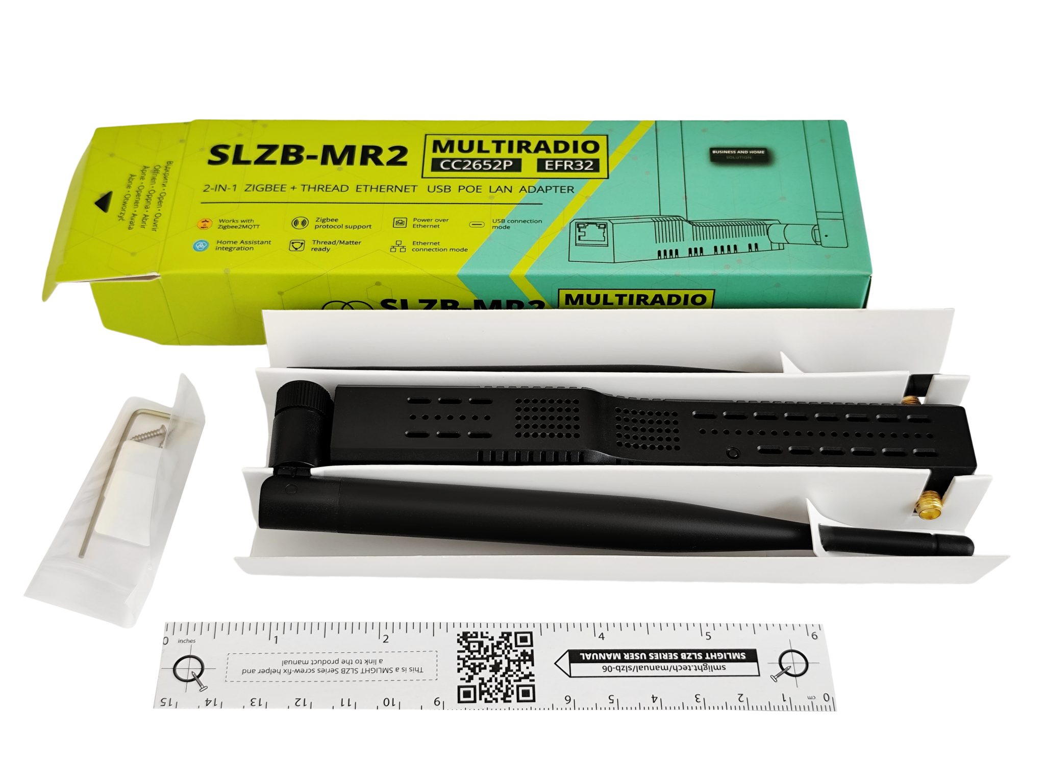 SLZB-MR2 Zigbee Thread Ethernet PoE LAN USB WiFi Adapter CC2652P EFR32 ...