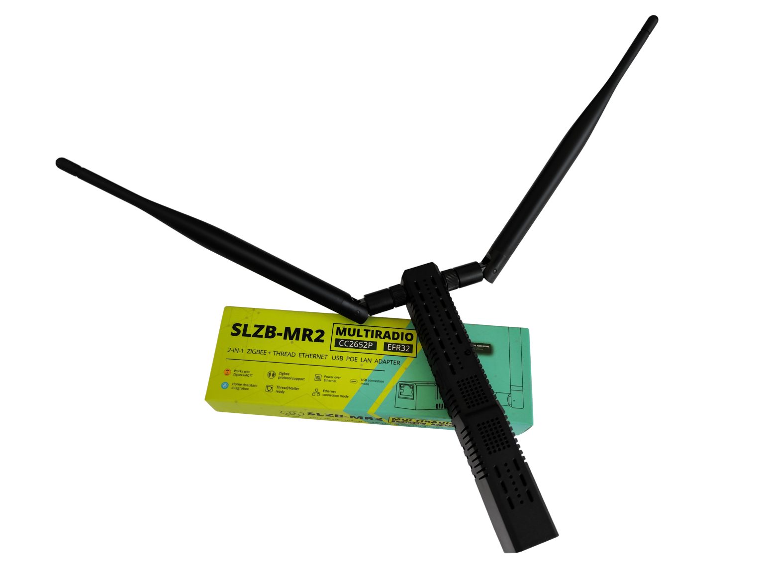 SLZB-MR2 Zigbee Thread Ethernet PoE LAN USB WiFi Adapter CC2652P EFR32 ...